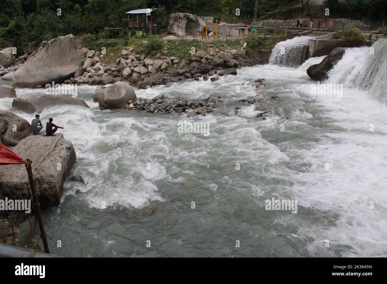 Beautiful view of Kutton waterfall, Neelum valley, Kashmir. Kutton ...