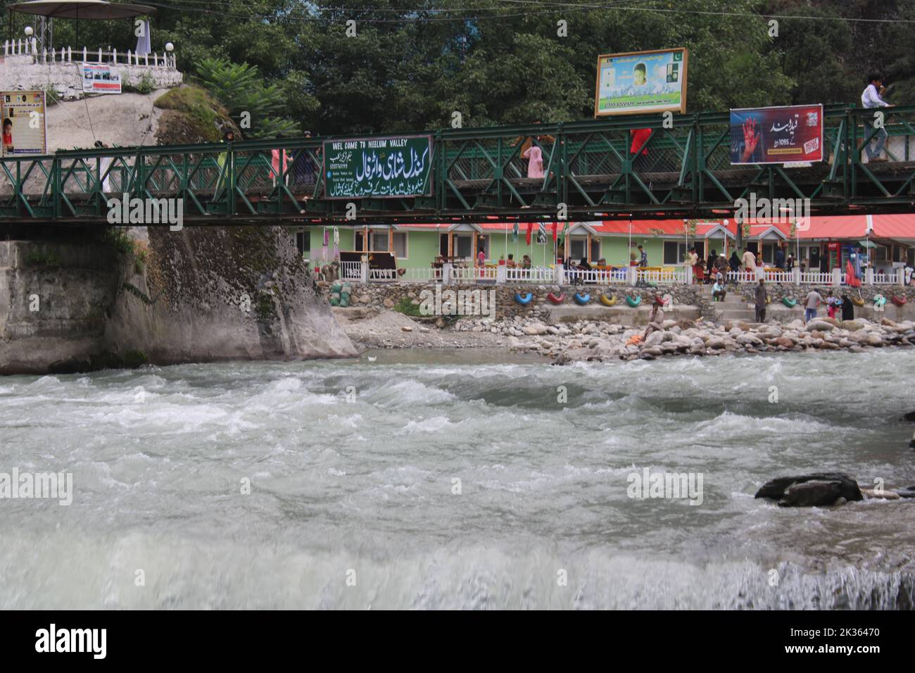Beautiful view of Kutton waterfall, Neelum valley, Kashmir. Kutton ...