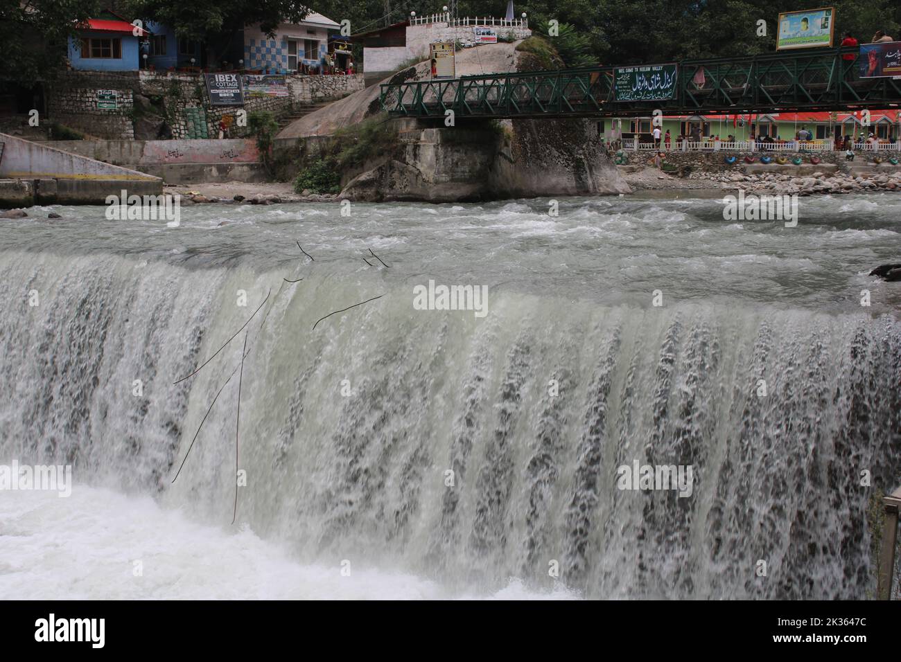 Beautiful view of Kutton waterfall, Neelum valley, Kashmir. Kutton ...