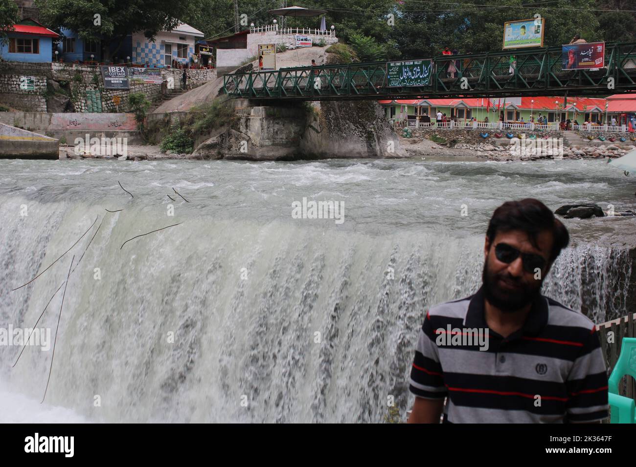 Beautiful view of Kutton waterfall, Neelum valley, Kashmir. Kutton ...