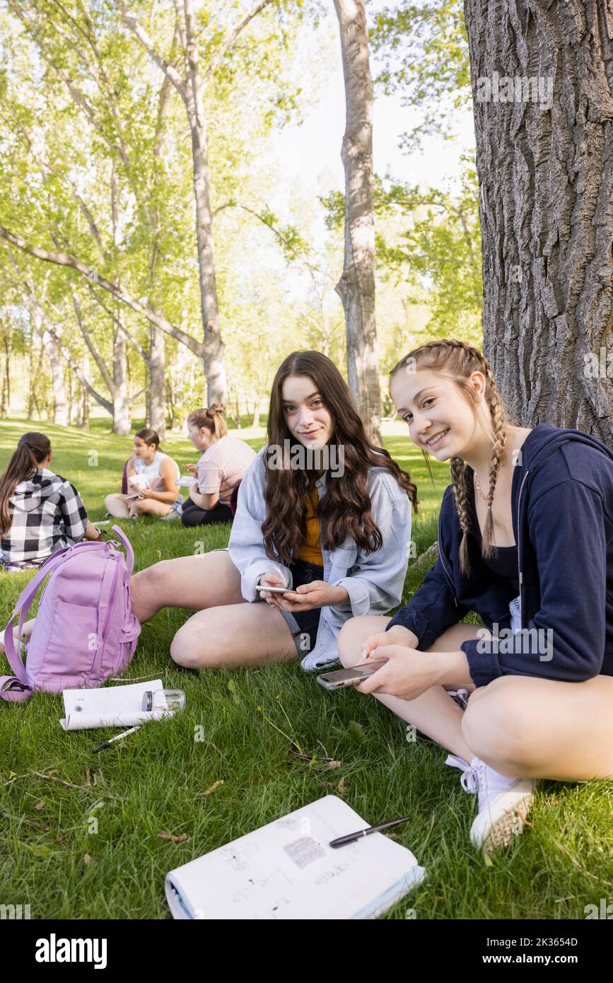 Cheerful classmate hi-res stock photography and images - Alamy