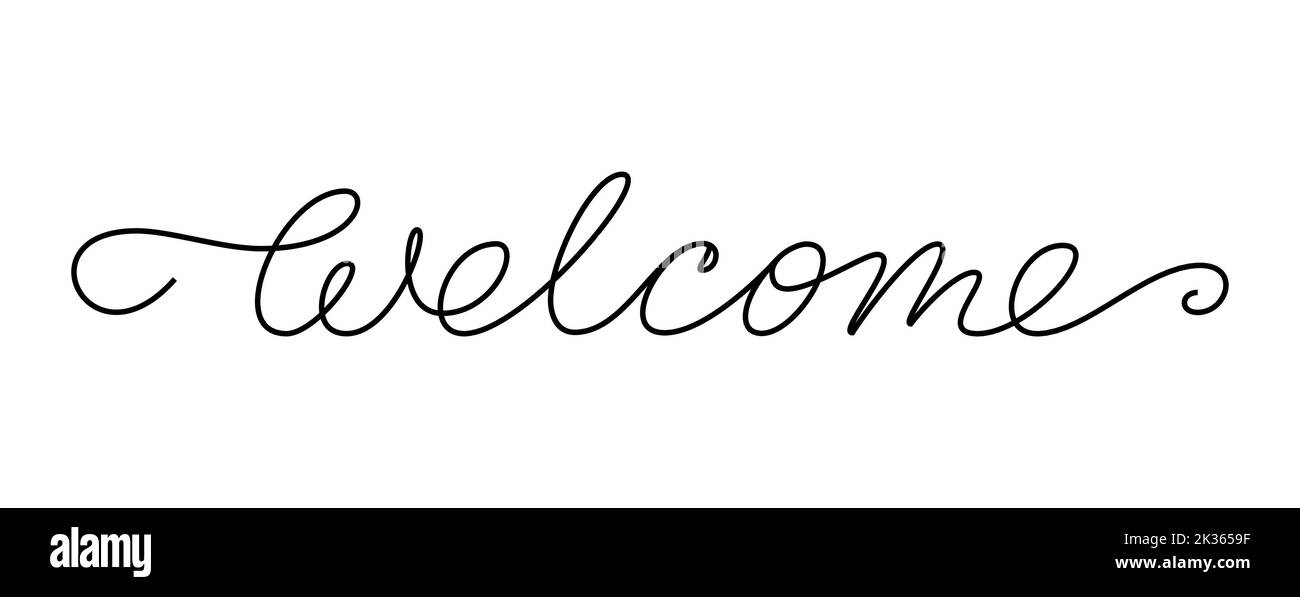 Welcome signboard Black and White Stock Photos & Images - Alamy