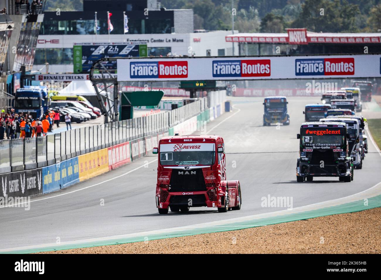 01 KISS Norbert, RÉVÉSZ RACING, MAN, action 02 LENZ Sascha, SASCHA LENZ, MAN, action during the ...