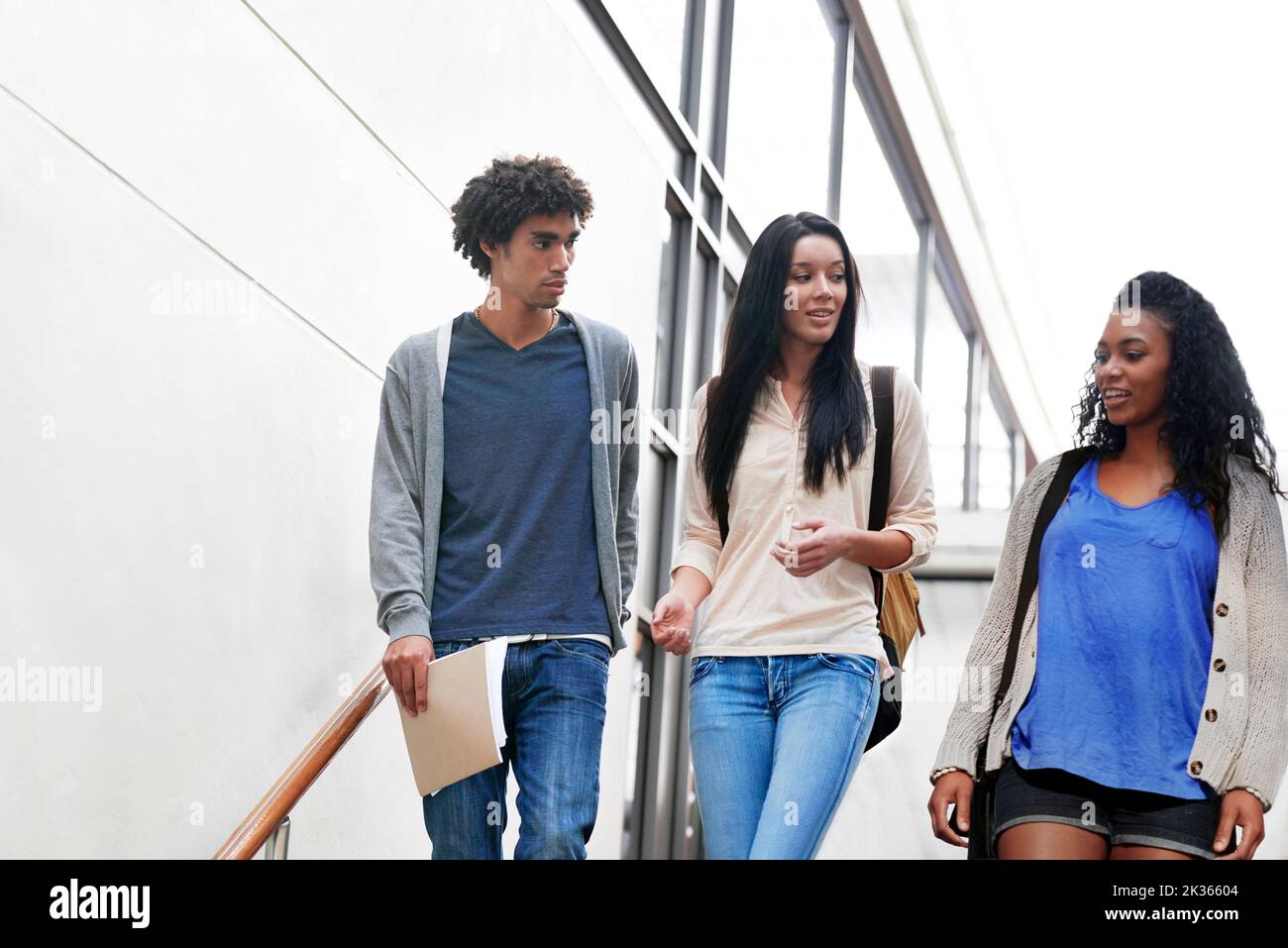 Walking To Class College