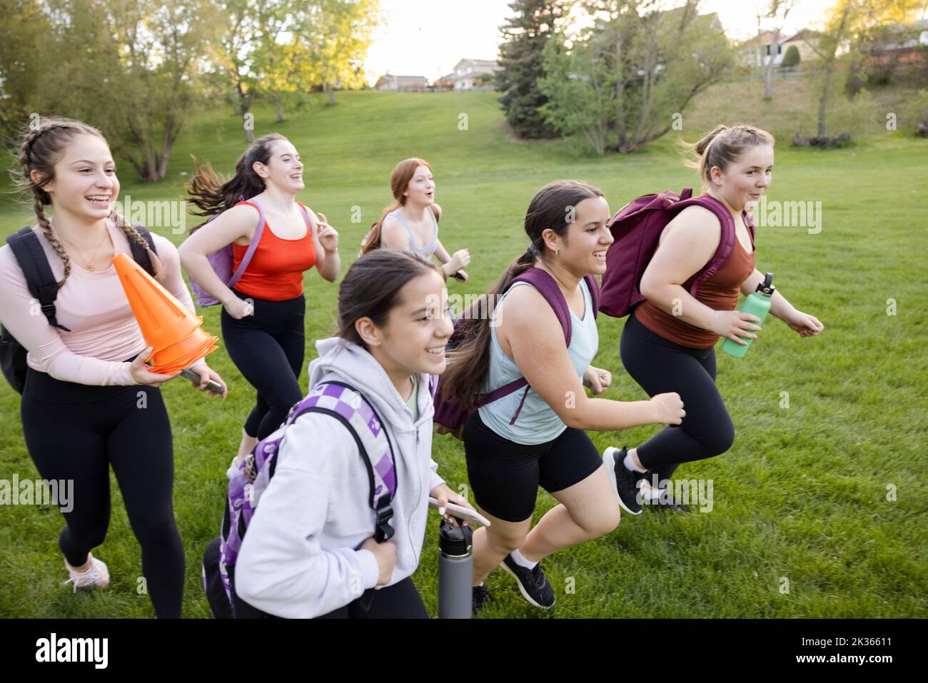 Running in nature diversity hi-res stock photography and images - Alamy