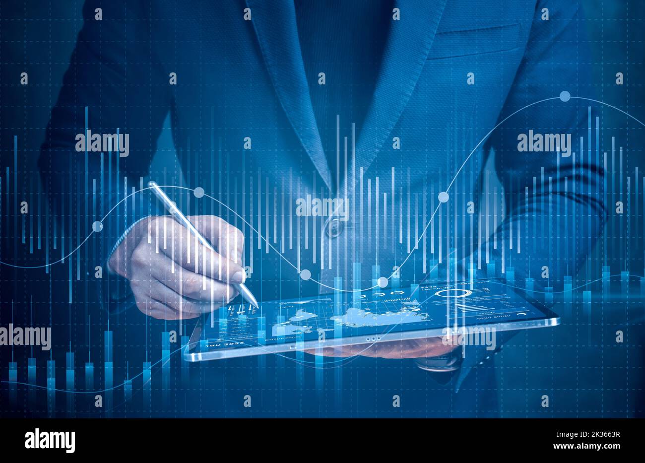 Digital marketing businessman tablet hi-res stock photography and ...