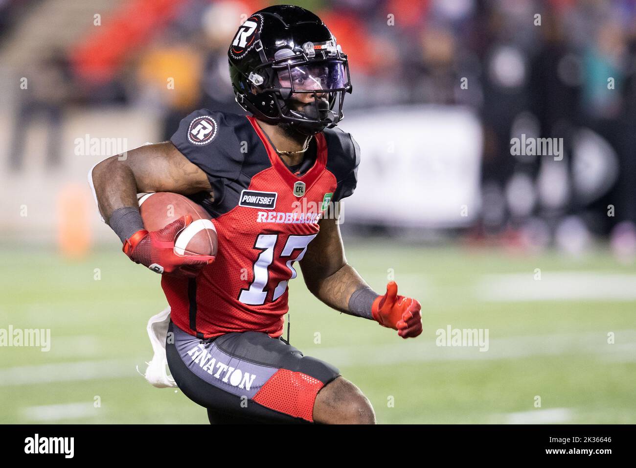 Ottawa, Canada. 24th Sep, 2022. Ottawa Redblacks wide receiver DeVonte ...