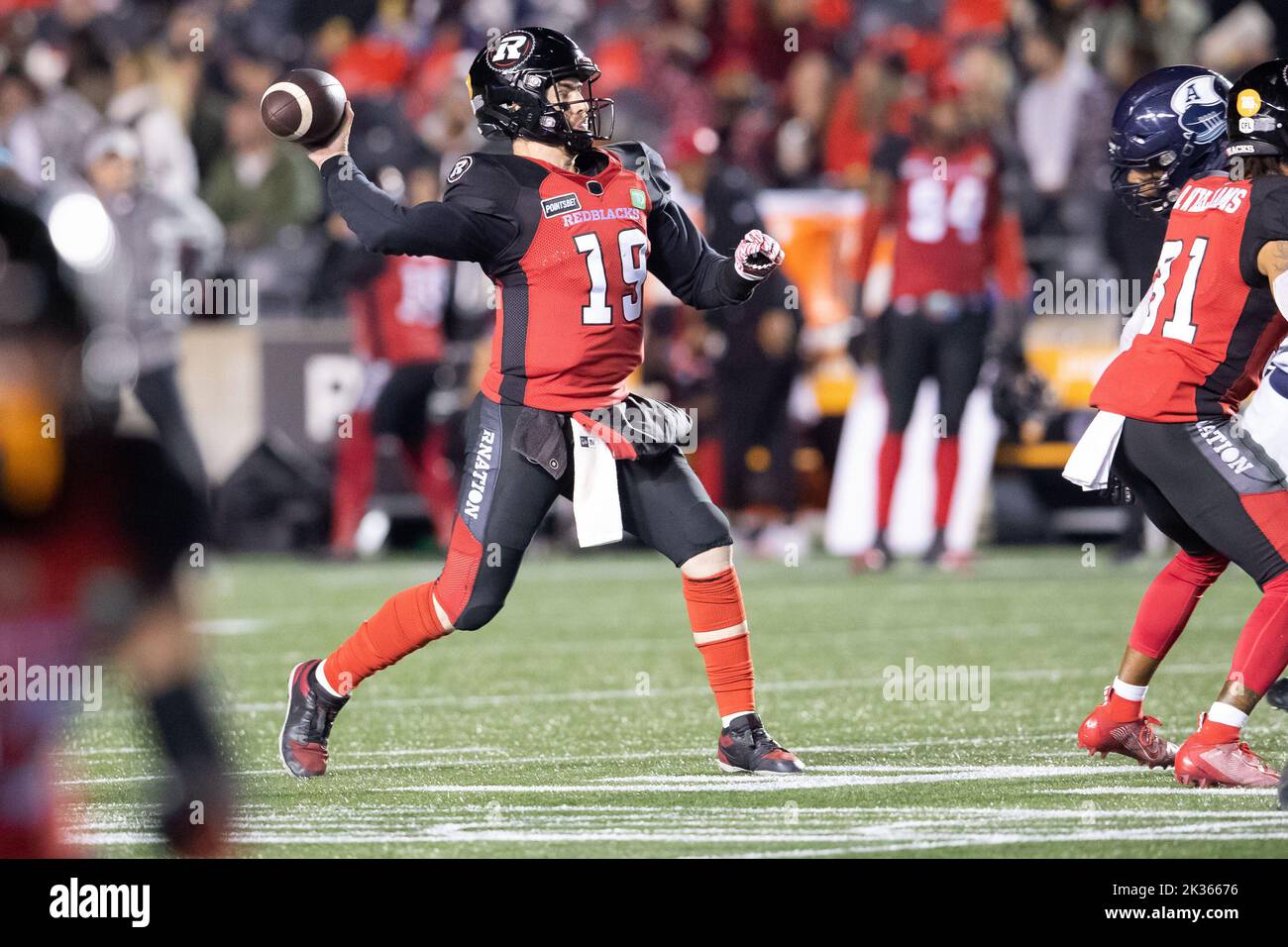Ottawa, Canada. 24th Sep, 2022. Ottawa Redblacks quarterback Nick ...