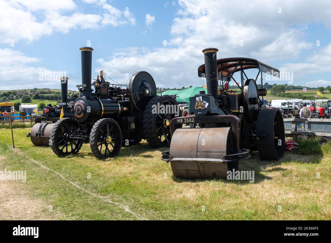 West Bay.Dorset.United Kingdom.June 12th 2022.A row of restored ...