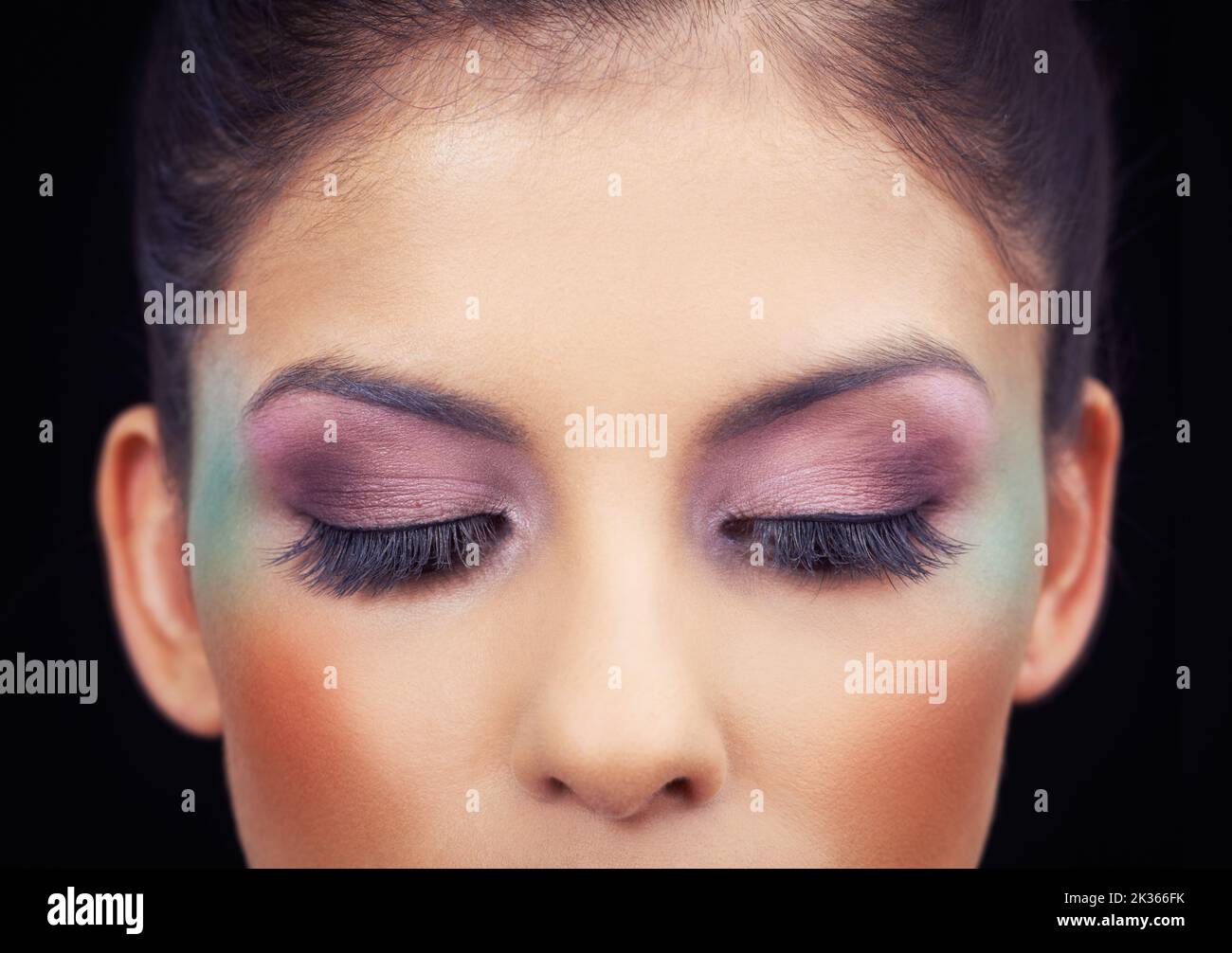 Highlighting her beautiful eyes. Cropped headshot of a woman wearing ...