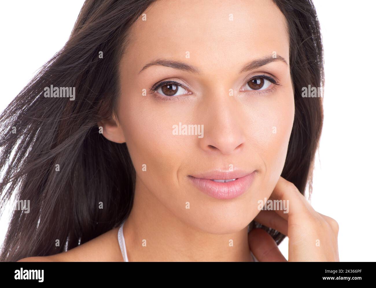 Complete Confidence In Her Beauty Closeup Portrait Of A Beautiful