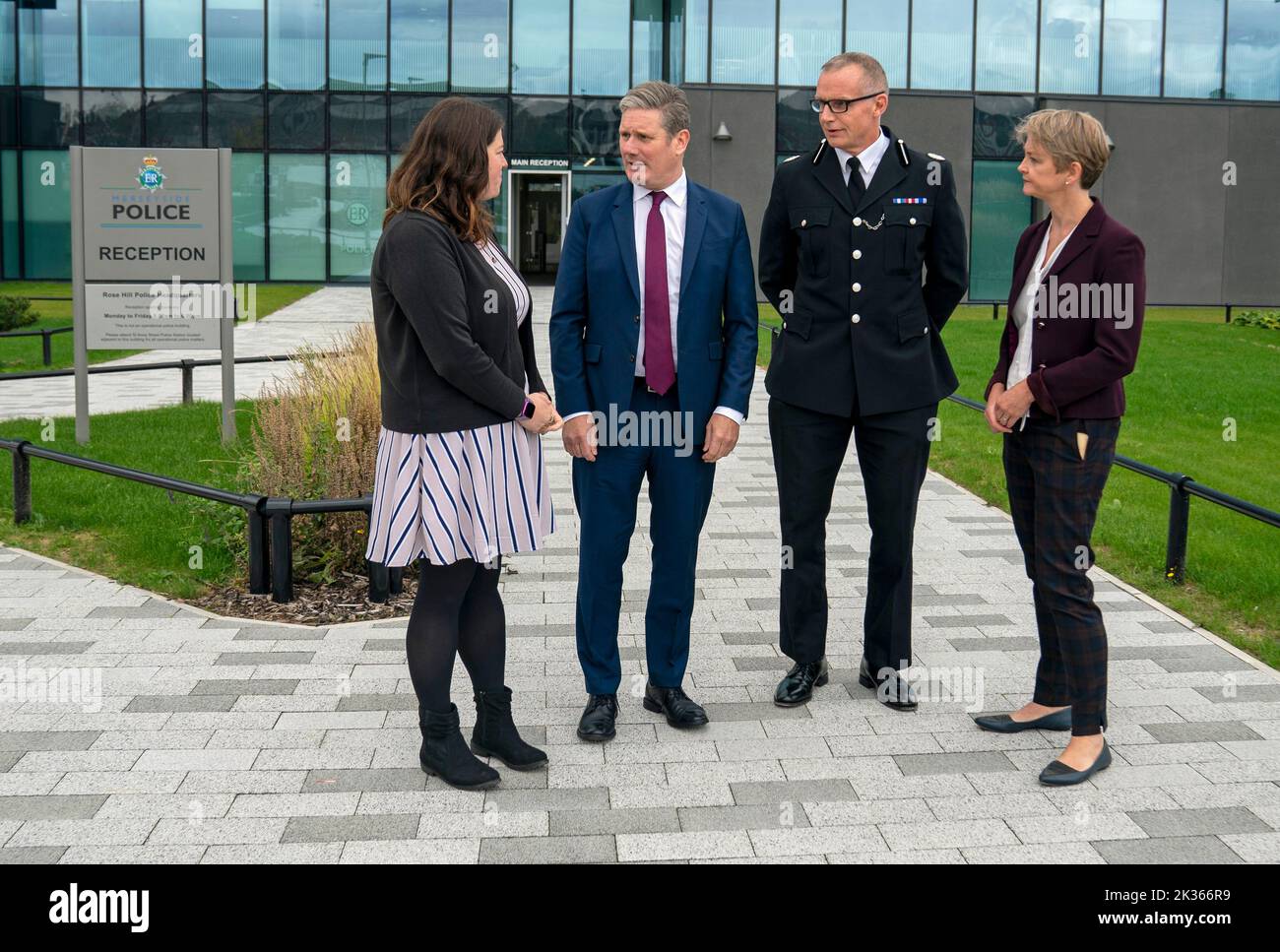 Labour Party leader Sir Keir Starmer and shadow home secretary, Yvette ...