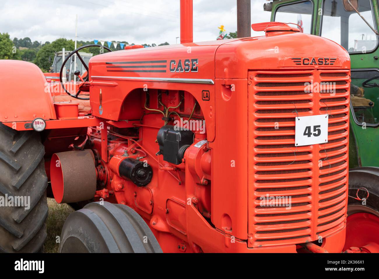 Ilminster.Somerset.United Kingdom.August 21st 2022.A restored Case LA ...