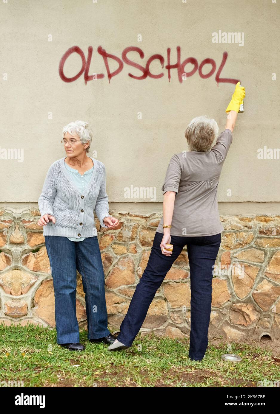 Friends never let friends do silly things alone. mischievous pensioners ...