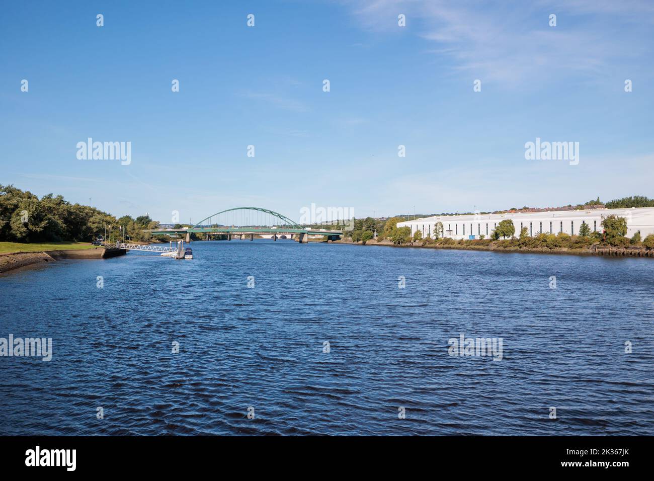 Blaydon England: 17th Sept 2022: View of Newcastle upon Tyne's ...