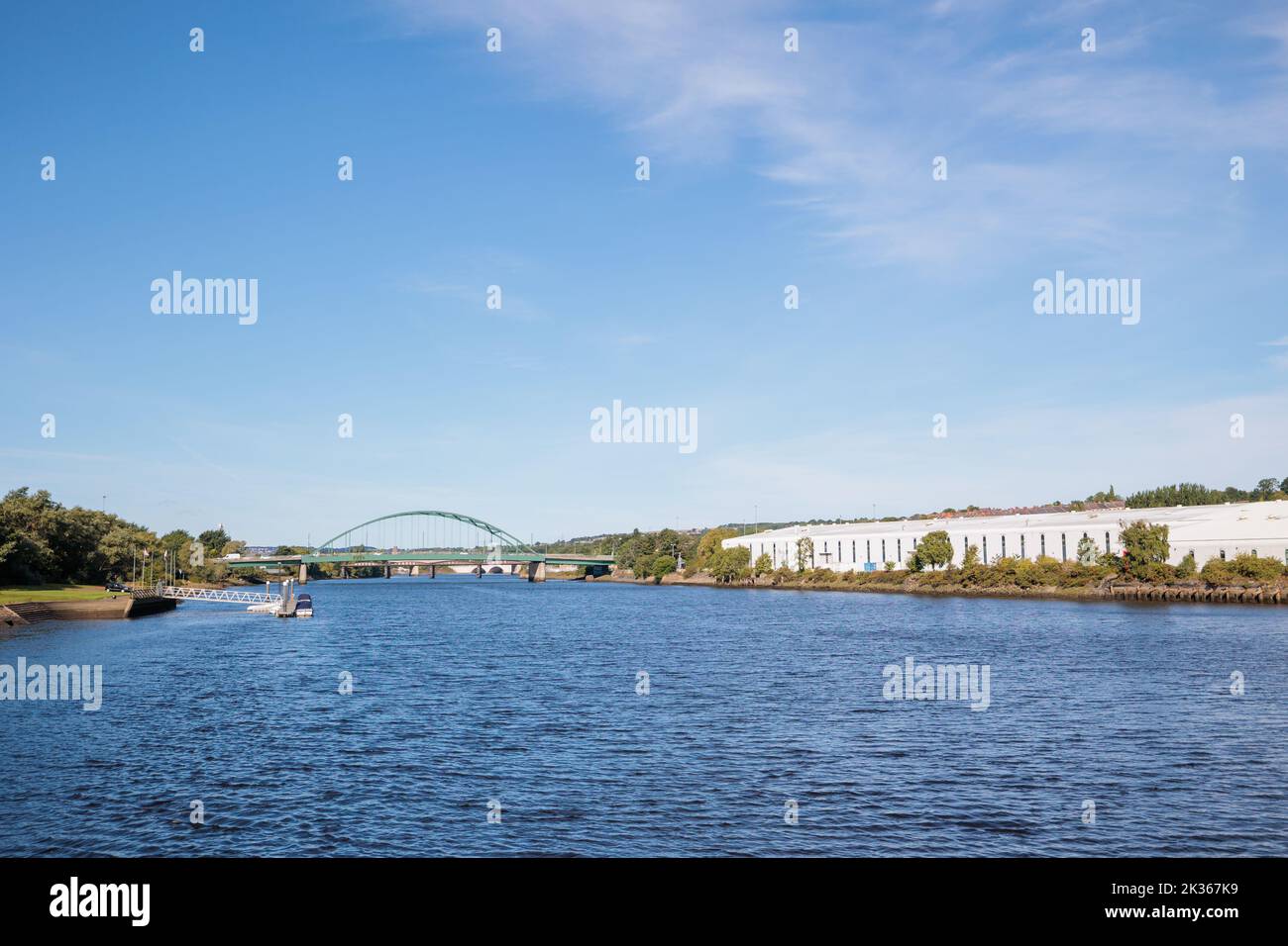 Blaydon England: 17th Sept 2022: View of Newcastle upon Tyne's ...