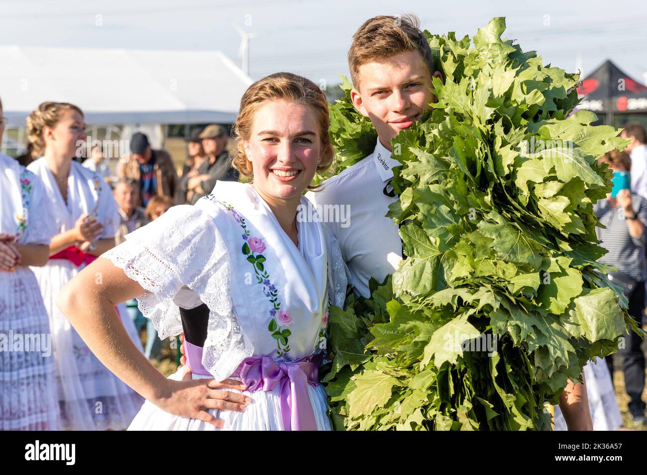 Neu Zauche, Germany. 24th Sep, 2022. Martin Hoffmann and Elli Trebe ...