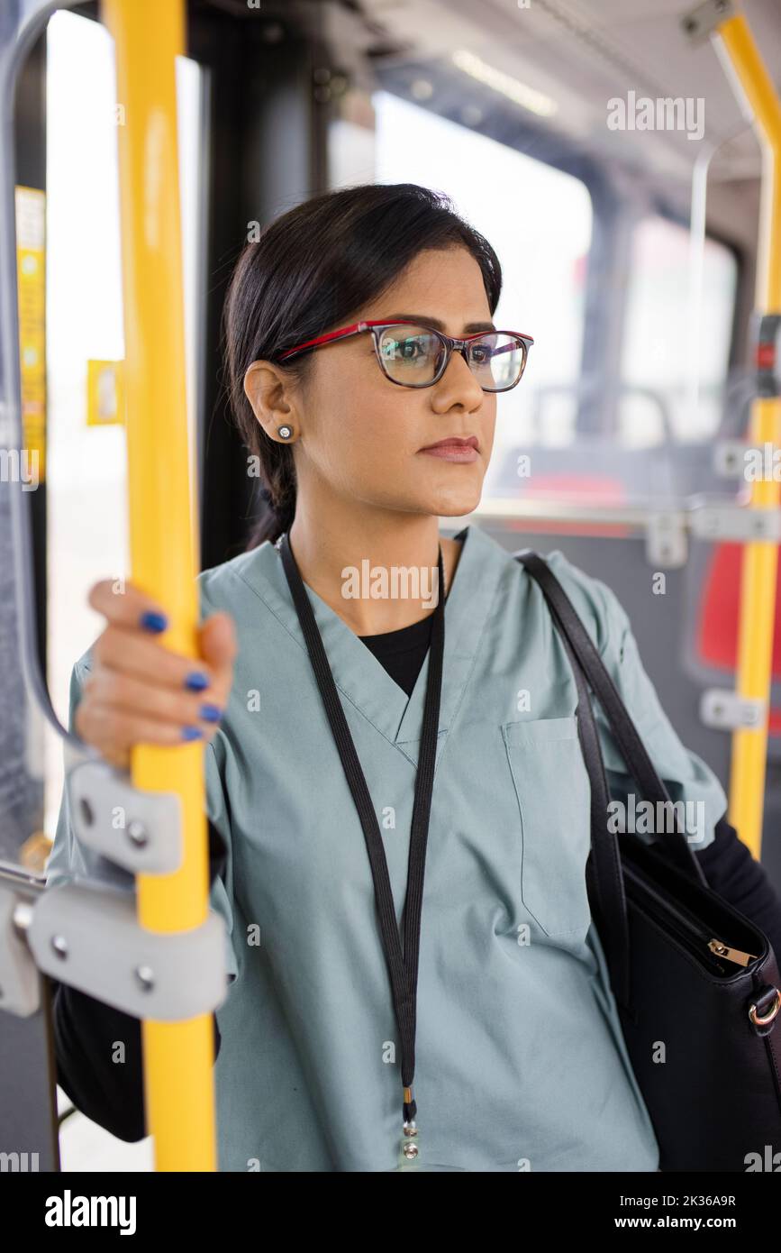 Female asian commuting hi-res stock photography and images - Alamy