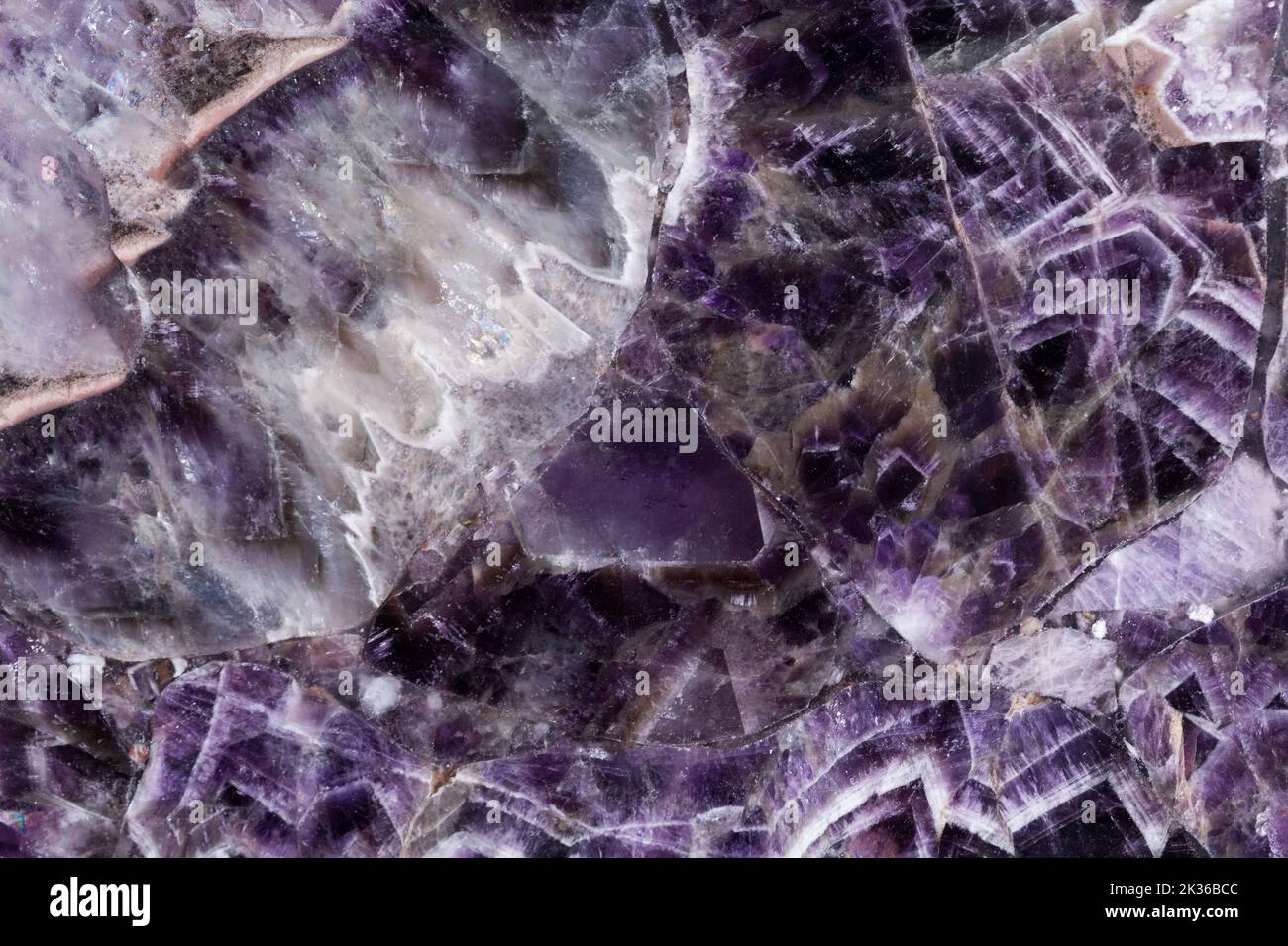 Amethyst - natural polished luxury stone, photo of slab texture Stock ...