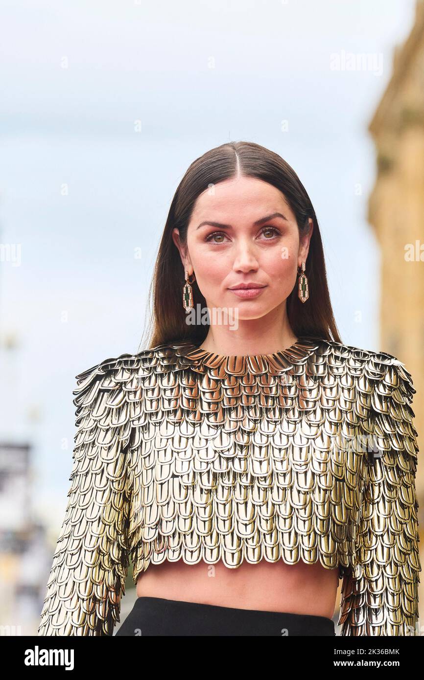 Ana de Armas attends the Blonde Premiere during the 70th San Sebastian ...