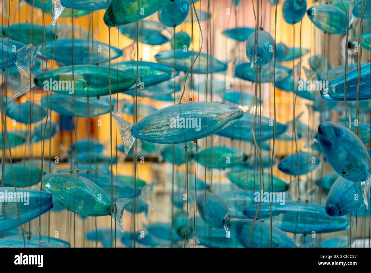 Fish decoration made of glas Stock Photo - Alamy