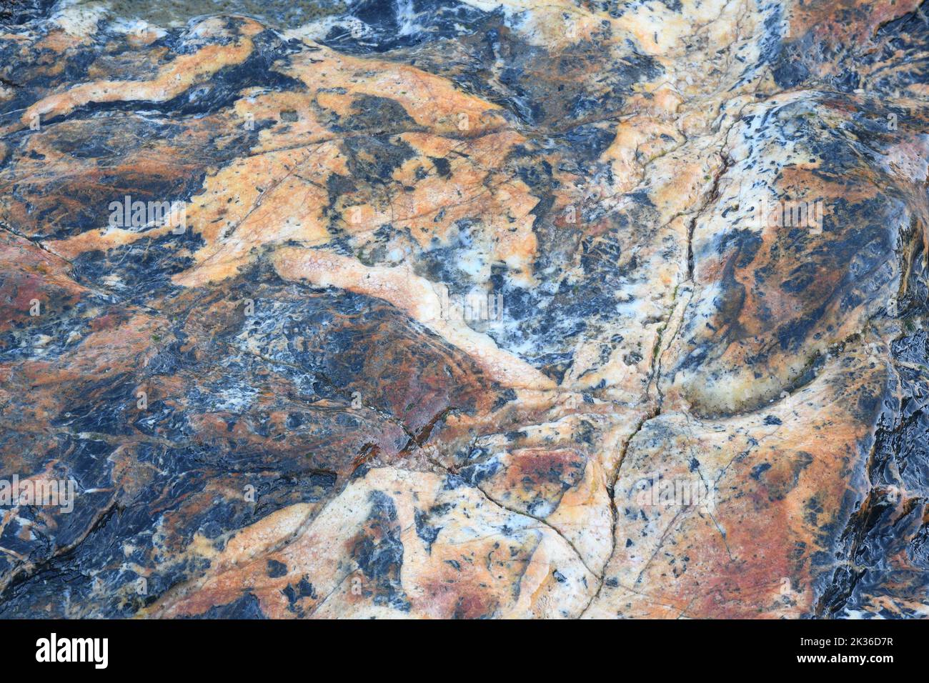 Macro image of slate at Tregardock Beach Cornwall Stock Photo - Alamy