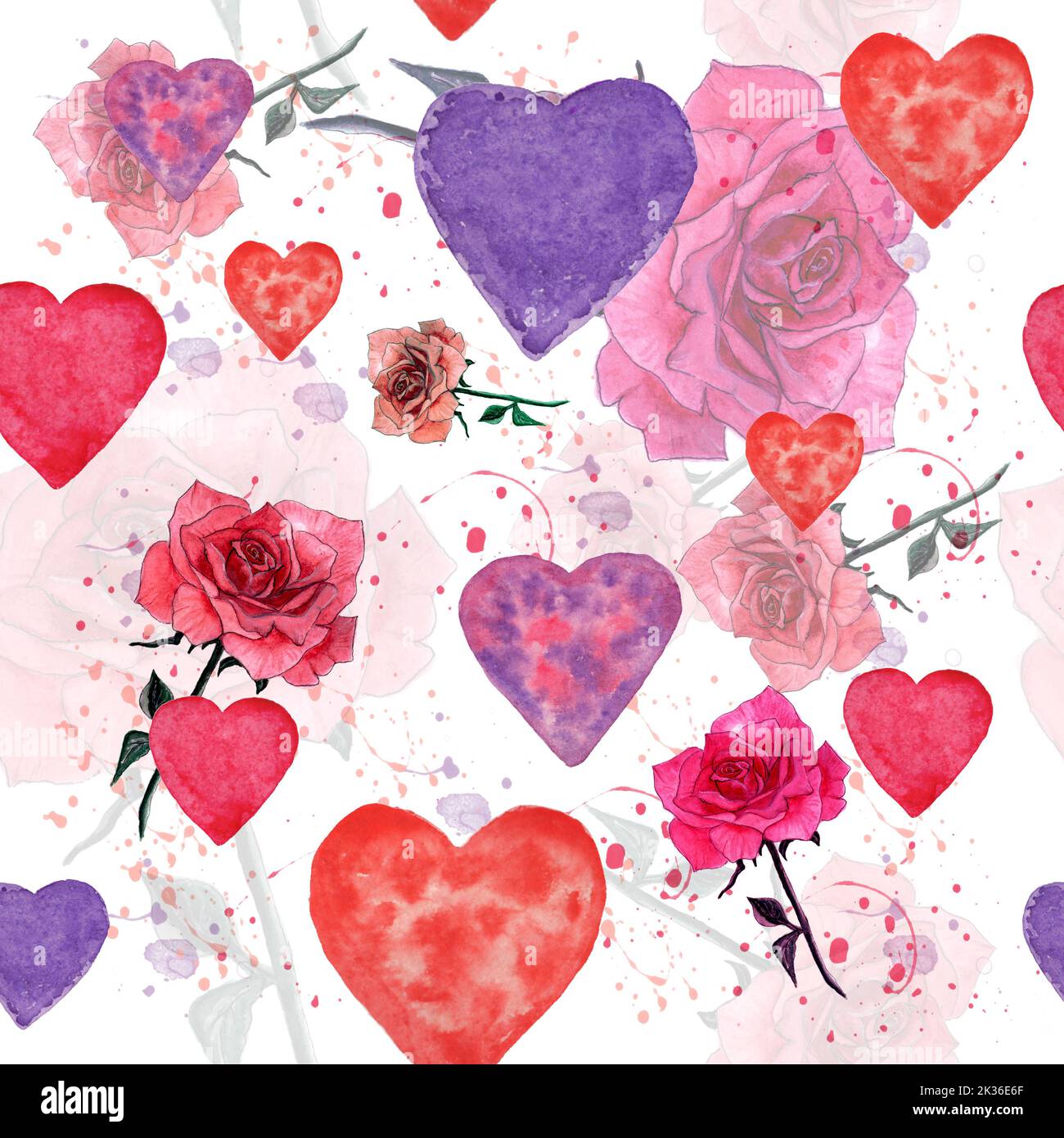 Rose patterns hi-res stock photography and images - Alamy