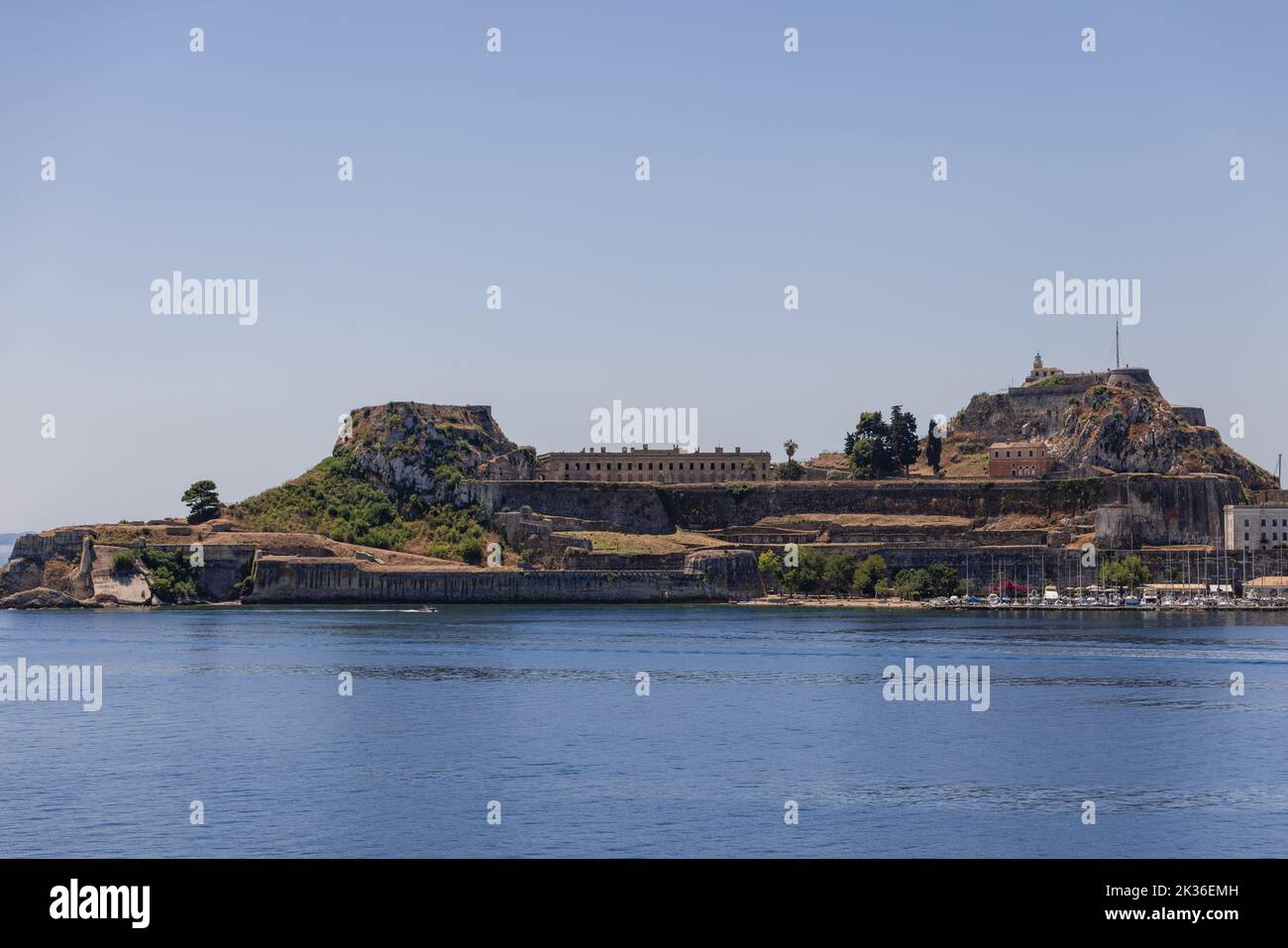 The Old Fortress of Corfu is one of the most impressive fortifications ...