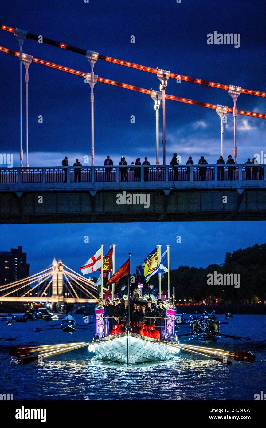 London, UK. 24th Sep, 2022. Reflections, Totally Thames festival - a ...