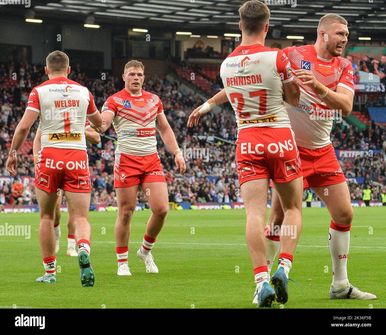 Manchester, England -24th September 2022 - Jonathan Bennison of St ...