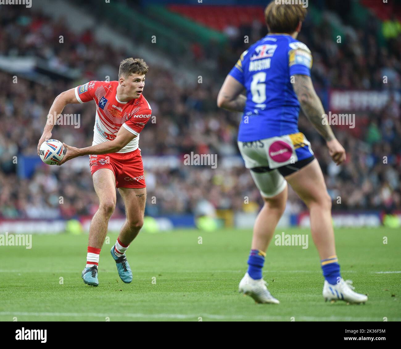 Manchester, England -24th September 2022 - Jack Welsby of St Helens in ...