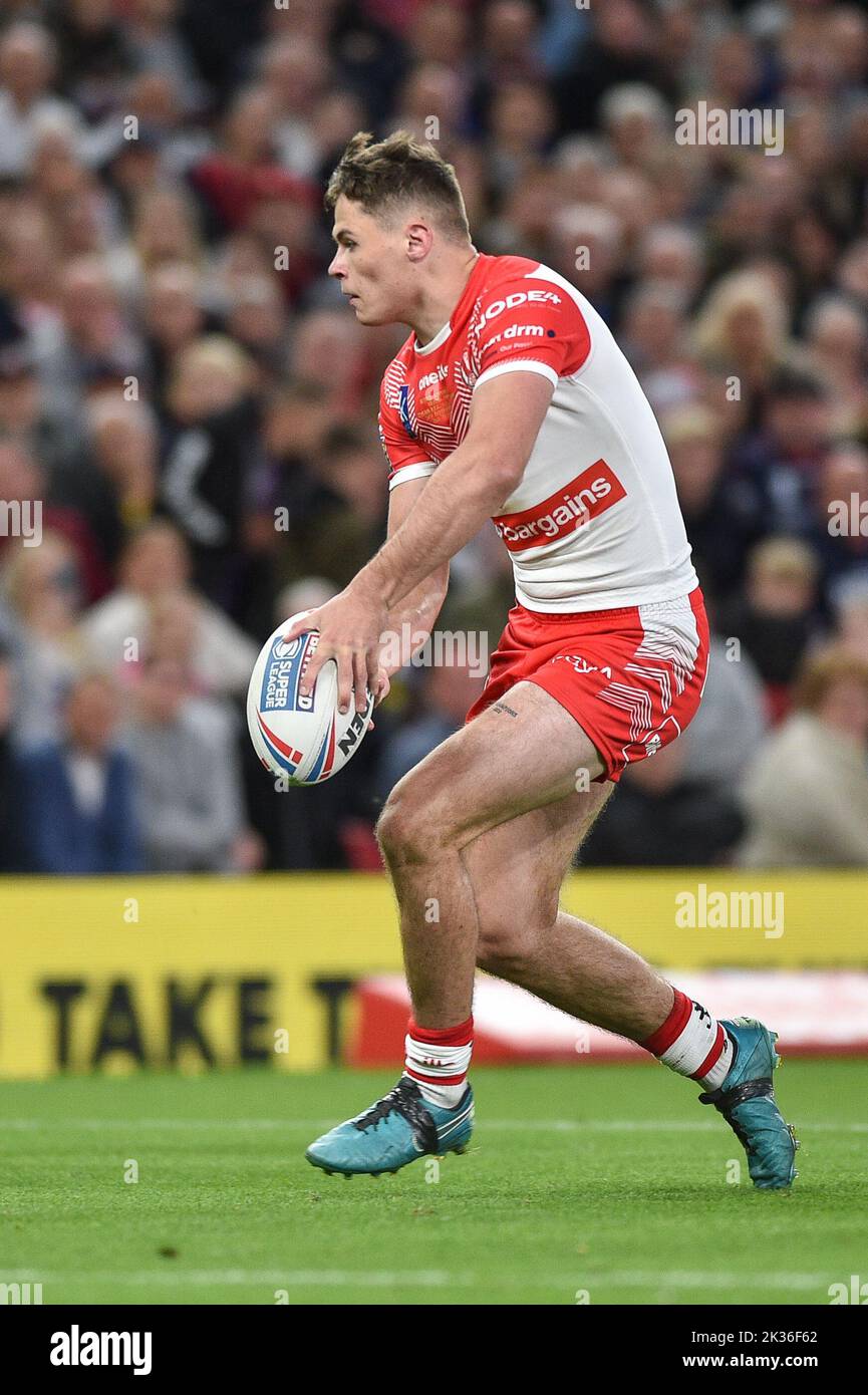 Manchester, England -24th September 2022 - Jack Welsby of St Helens in ...