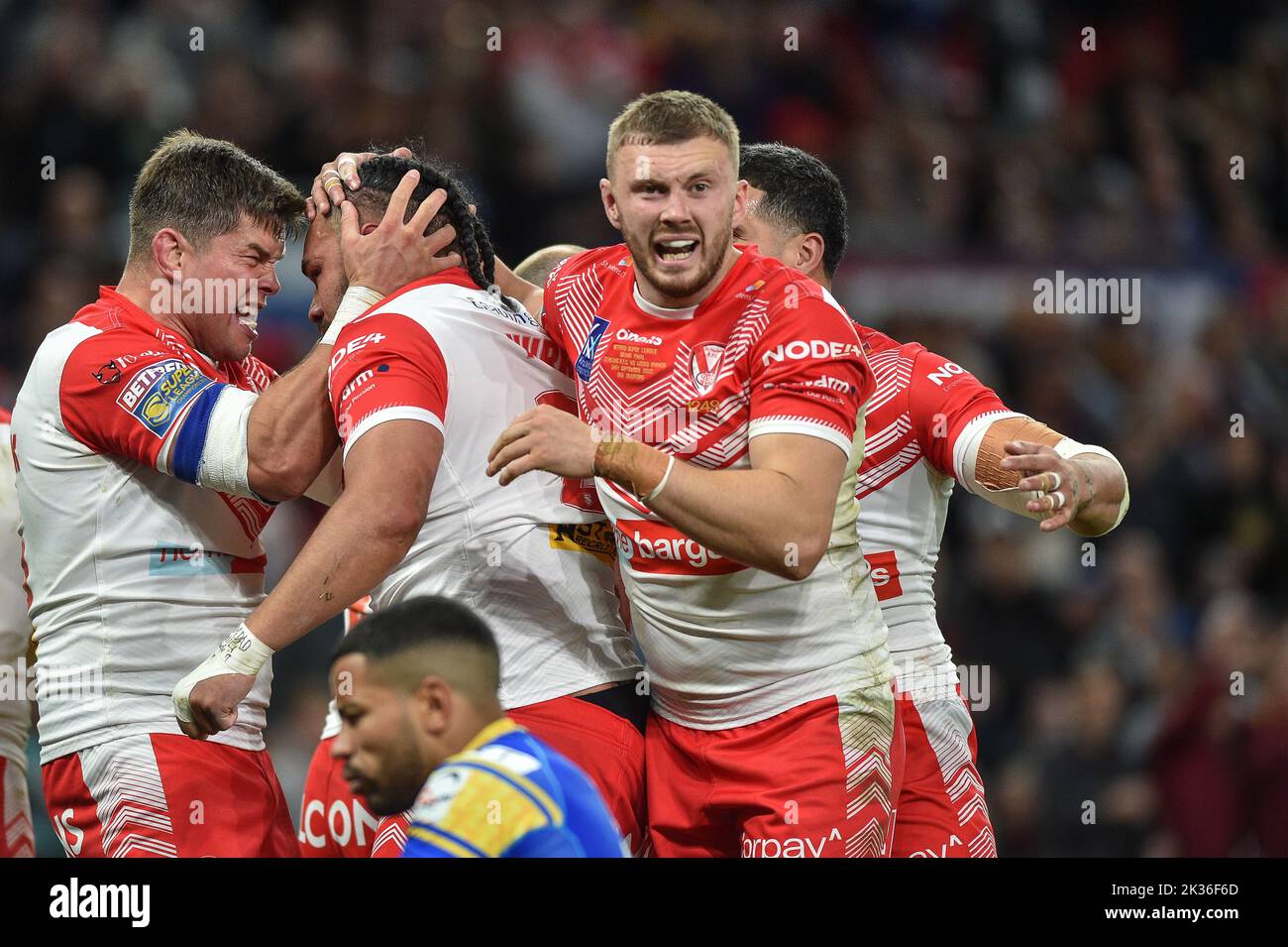 Manchester, England -24th September 2022 - Louie McCarthy-Scarsbrook of ...