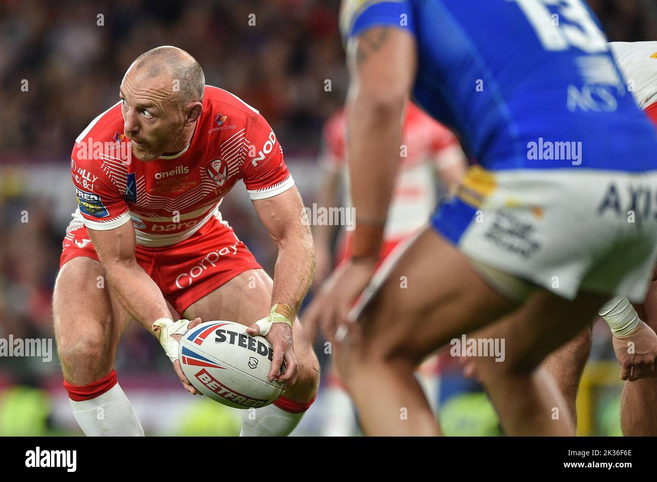 Manchester, England -24th September 2022 - James Roby of St Helens in ...