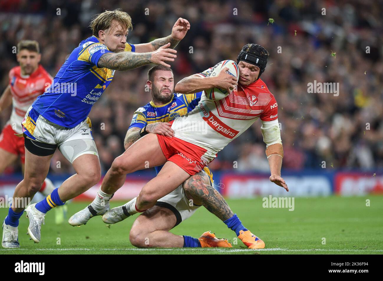 Manchester, England -24th September 2022 - Zak Hardaker (33) of Leeds ...