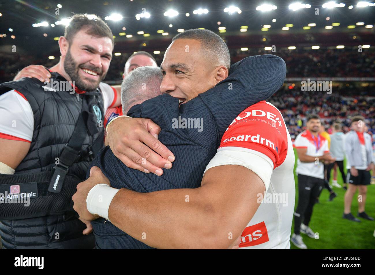 Manchester, England -24th September 2022 - Will Hopoate of St Helens ...