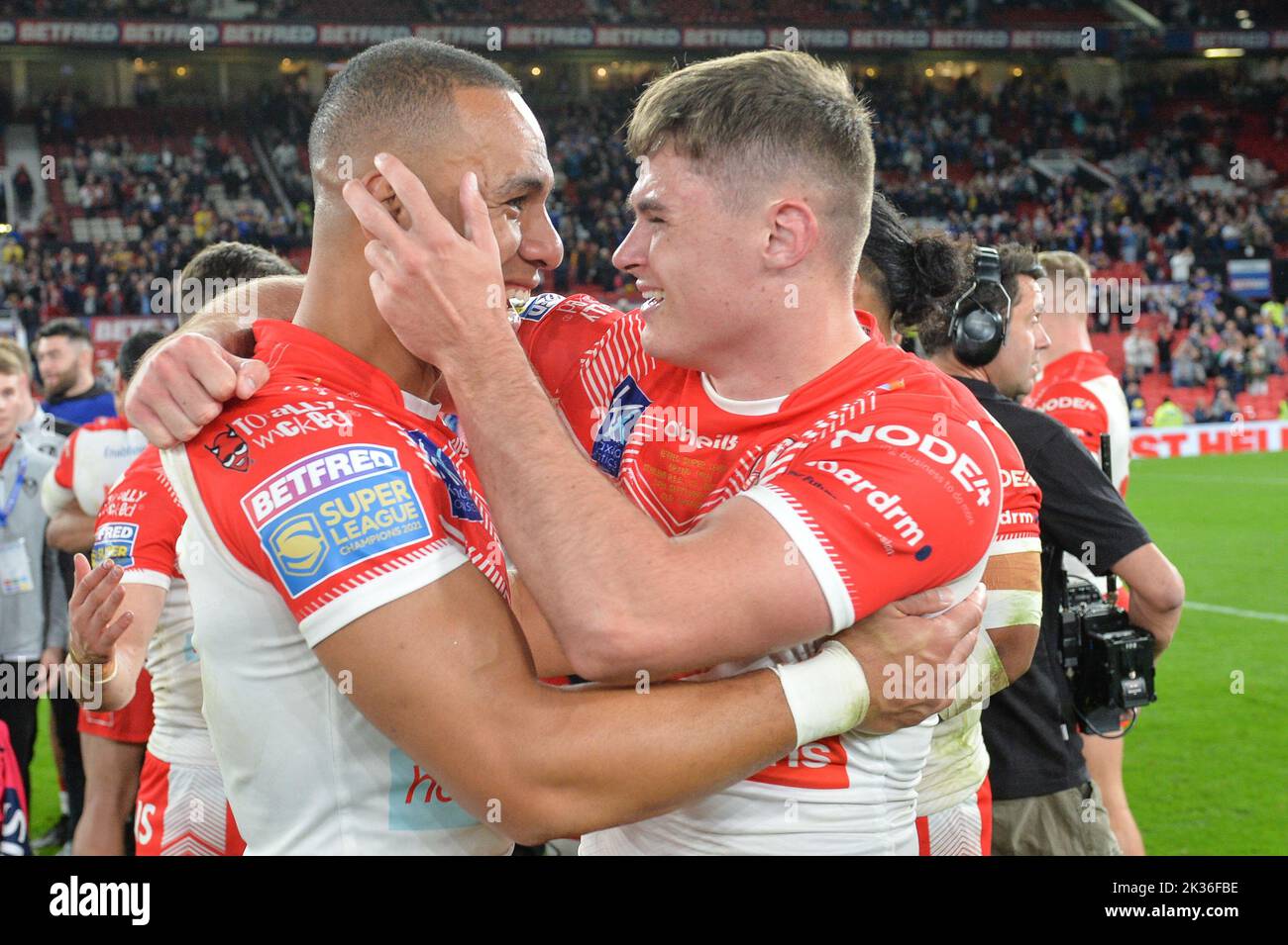 Manchester, England -24th September 2022 - Will Hopoate of St Helens ...
