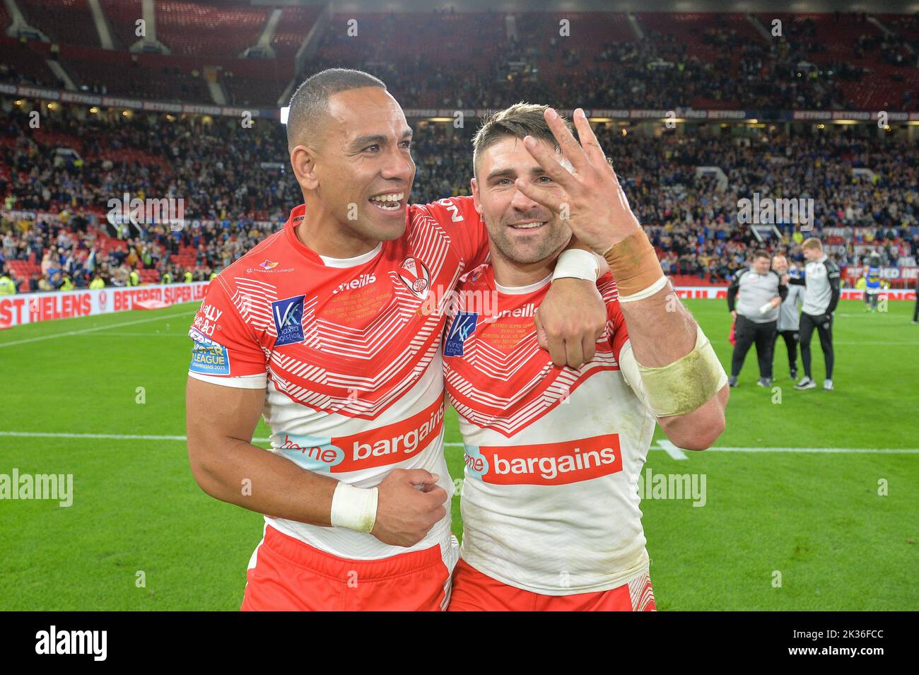 Manchester, England -24th September 2022 - Will Hopoate of St Helens ...