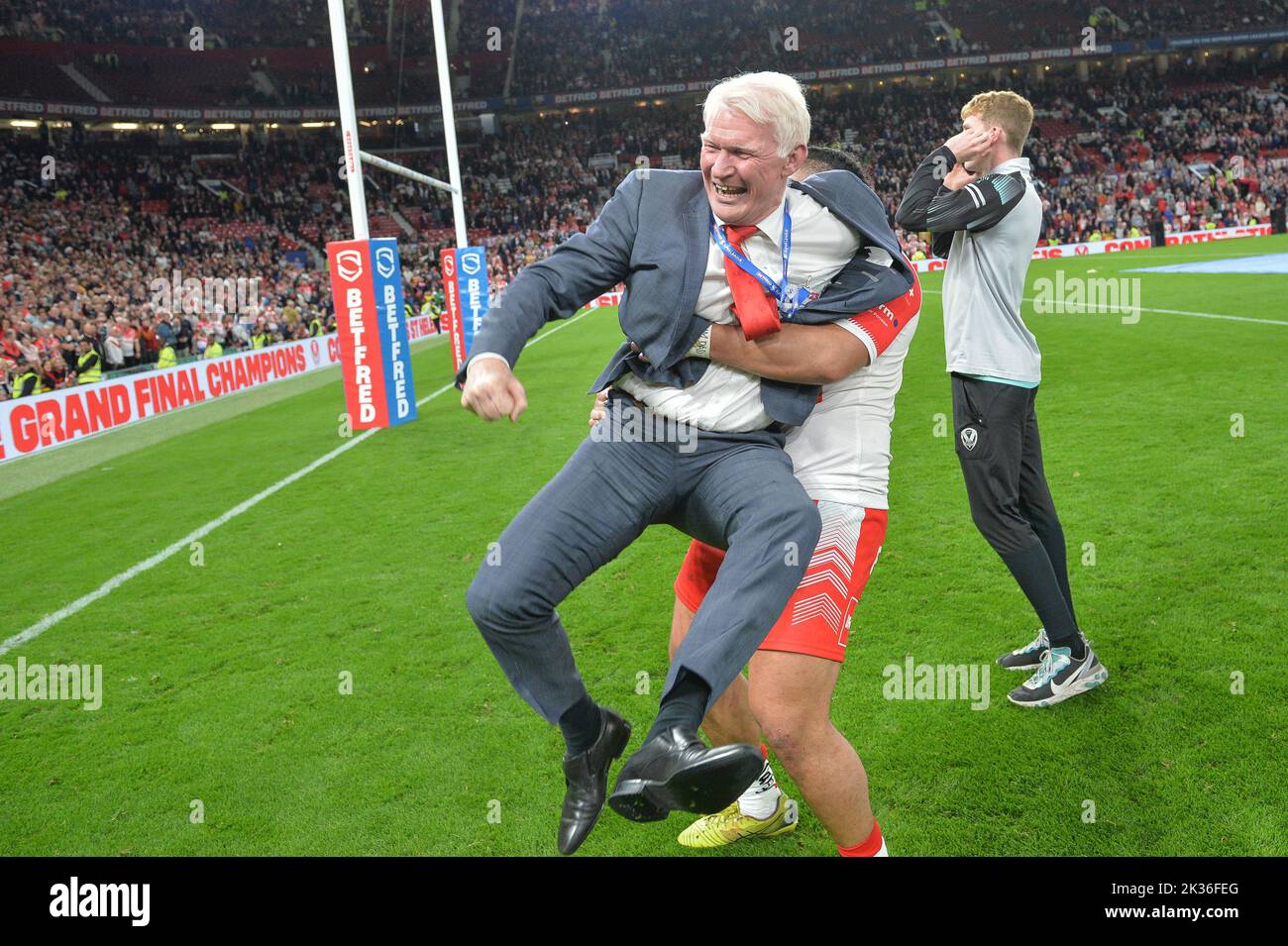 Manchester, England -24th September 2022 - St. Helens Chairman Eamon ...
