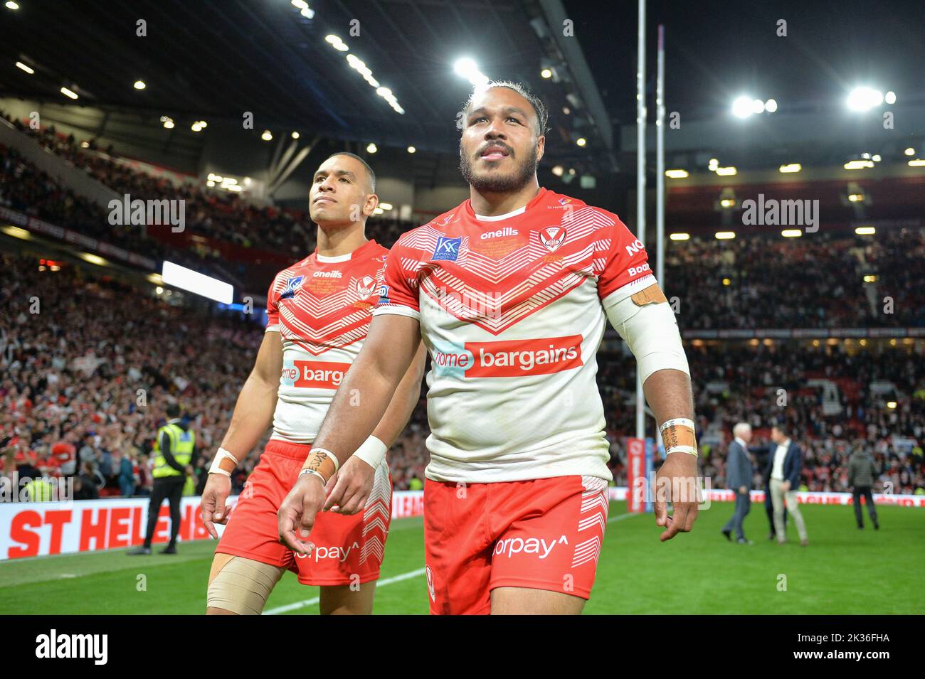 Manchester, England -24th September 2022 - Will Hopoate of St Helens ...