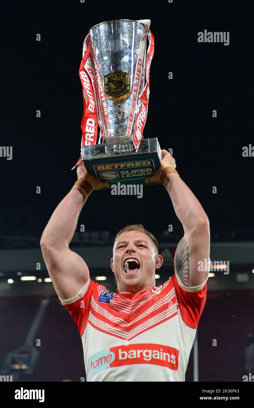 Manchester, England -24th September 2022 - Morgan Knowles of St Helens ...