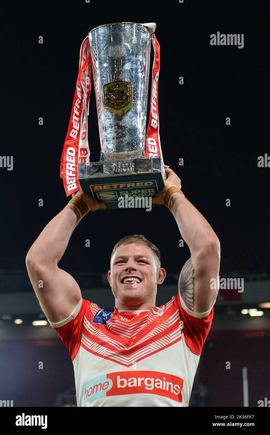 Manchester, England -24th September 2022 - Morgan Knowles of St Helens ...