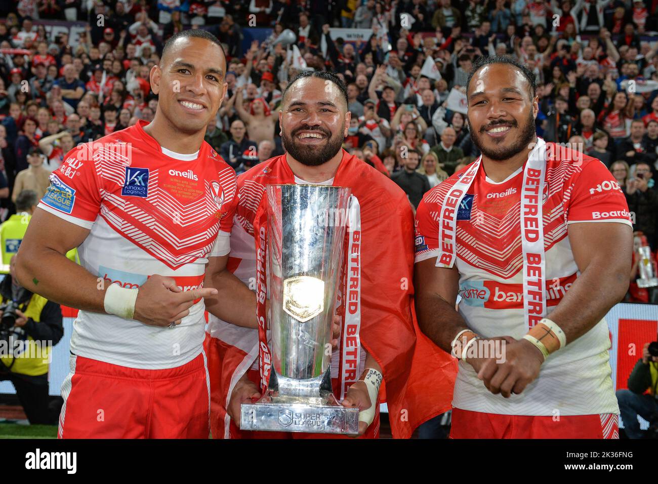 Manchester, England -24th September 2022 - Will Hopoate of St Helens ...