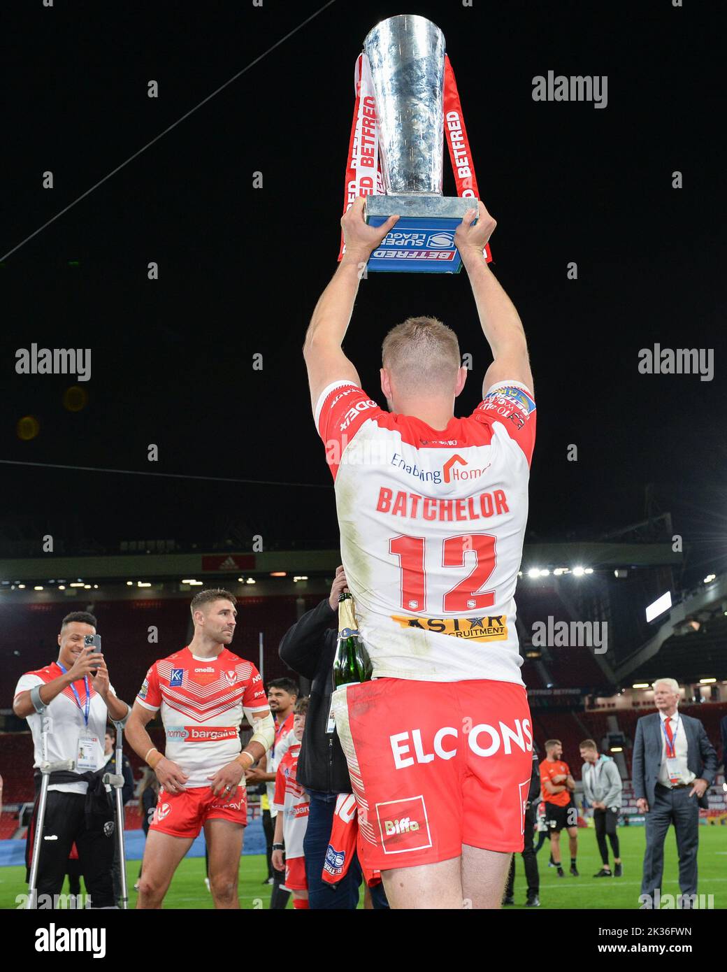 Manchester, England -24th September 2022 - Joe Batchelor of St Helens ...