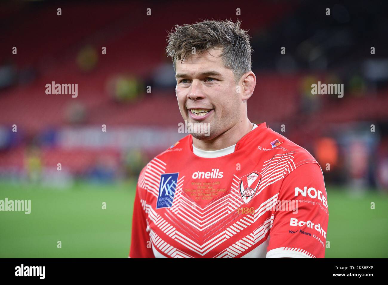 Manchester, England -24th September 2022 - Louie McCarthy-Scarsbrook of ...