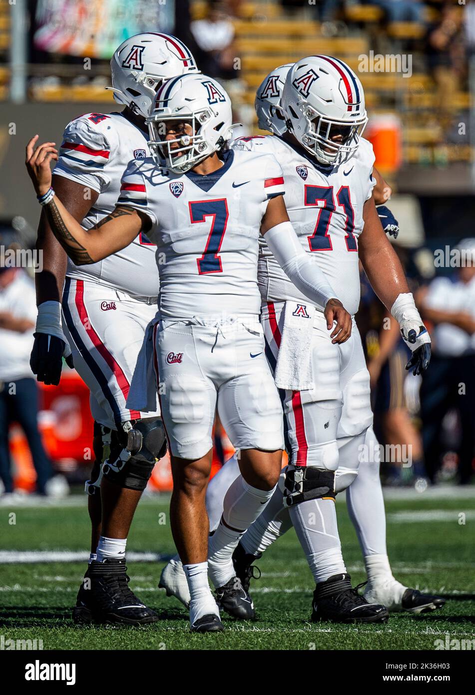 September 24 2022 Berkeley CA, U.S.A Arizona quarterback Jayden de ...