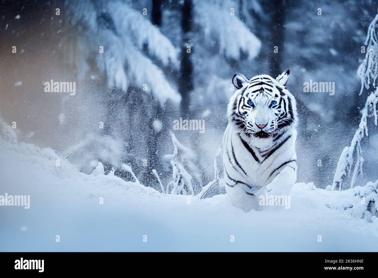 3d rendering of a head of a white tiger hi-res stock photography and ...