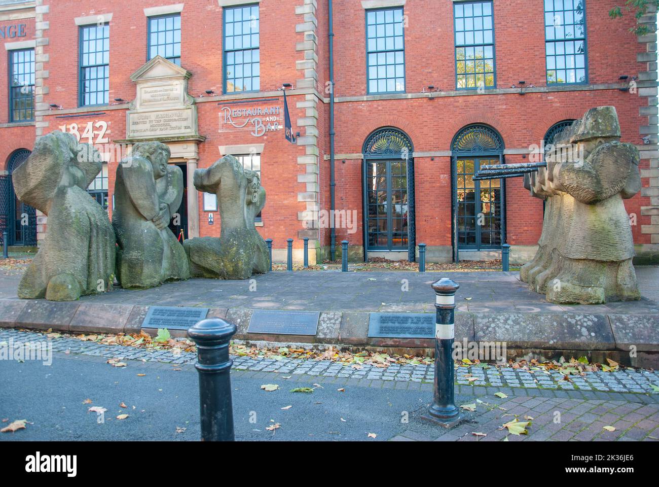 Martyrs' Memorial marking the site of the Lune Street Riots occurred ...