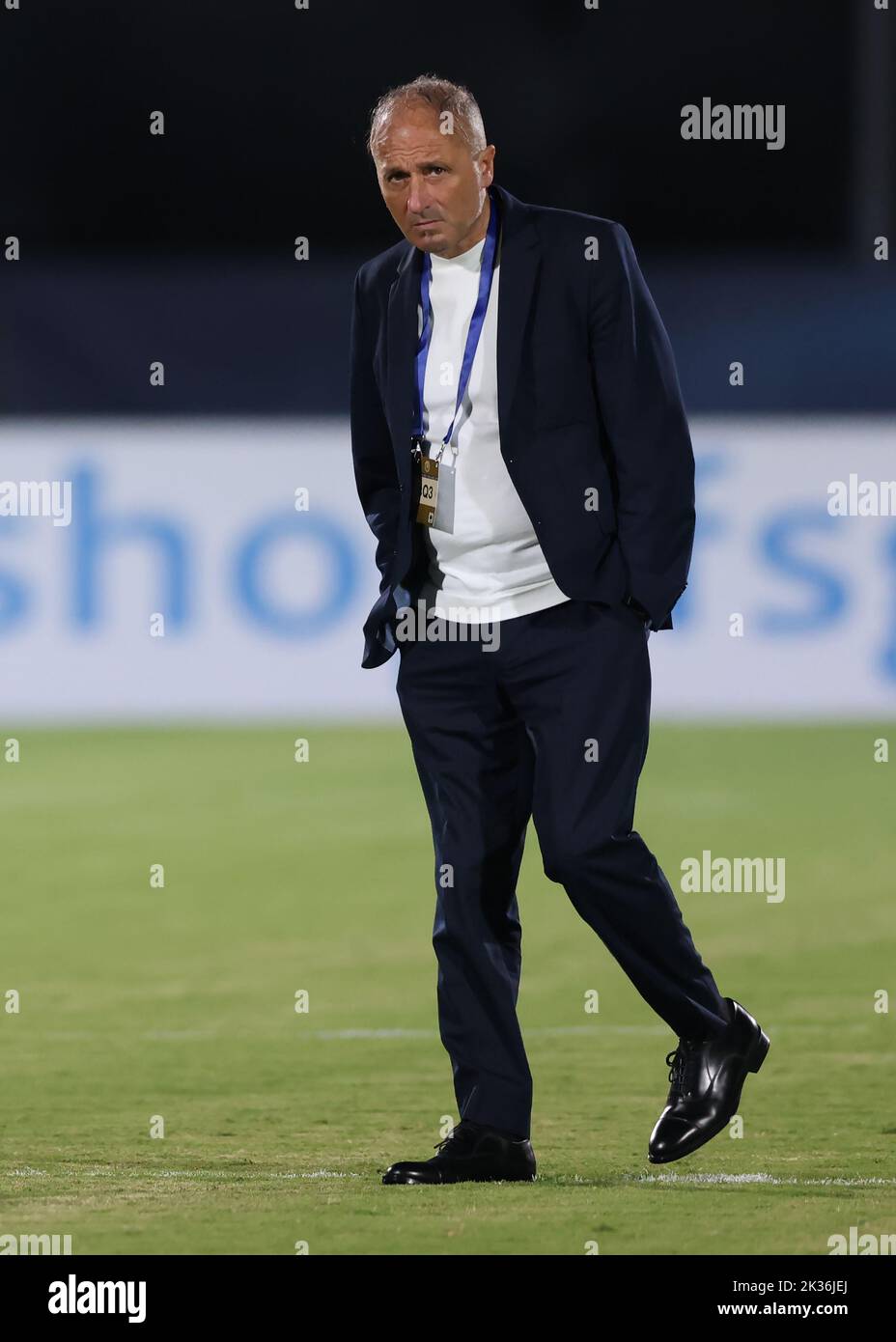 Serravalle, Italy, 21st September 2022. Fabrizio Costantini Head coach ...