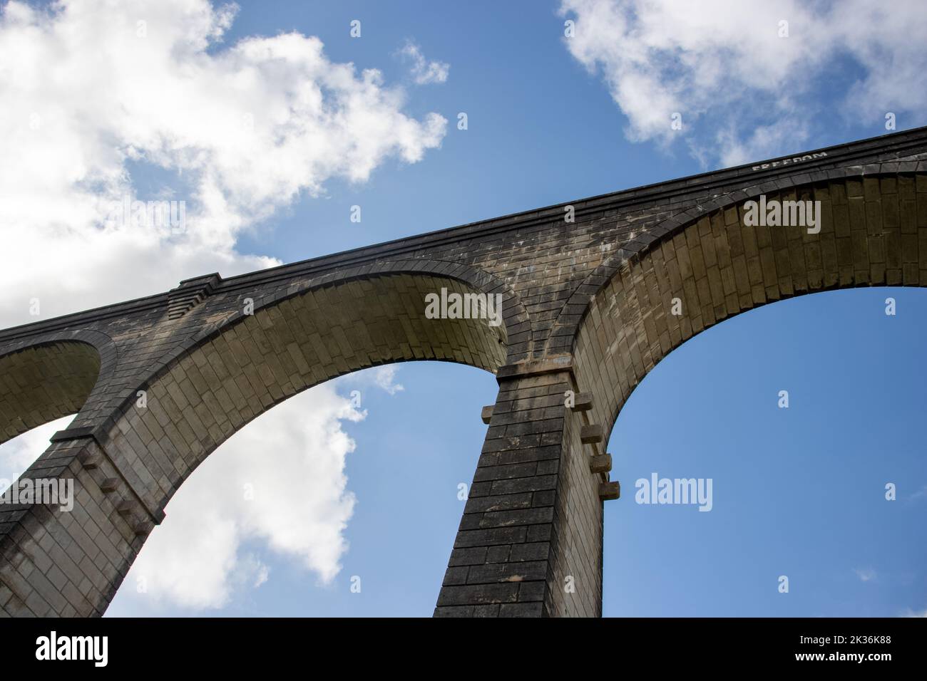 CALSTOCK, CORNWALL, UK - OCTOBER 16, 2021 the historic and famous ...